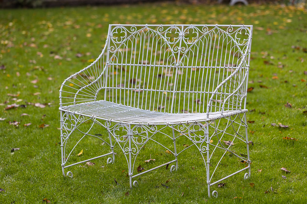 Gothic Revival Wirework Garden Seat – Offbeat Interiors